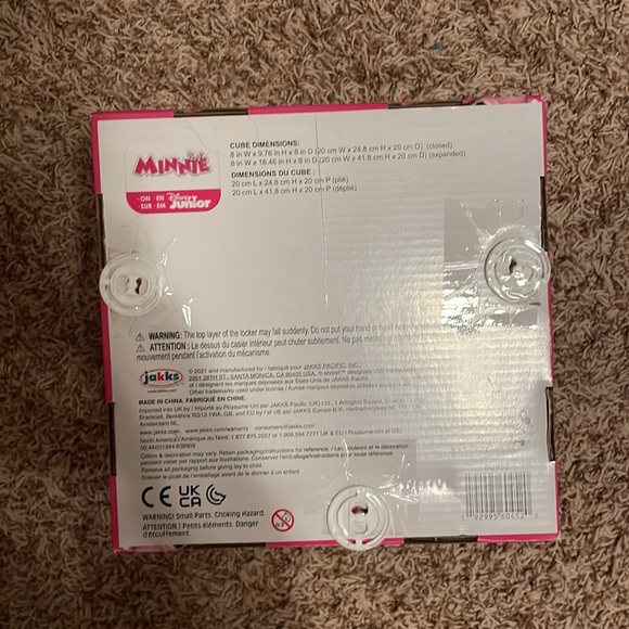 Disney | Other | New Minnie Mouse Stack N Pack Locker Cube | Poshmark